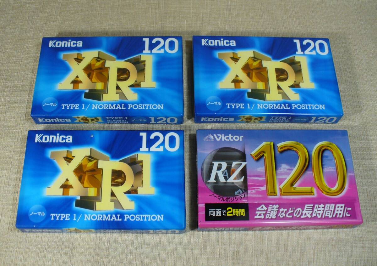 Yahoo!オークション - カセットテープ ノーマル Konica XR1-120 x3 / V...
