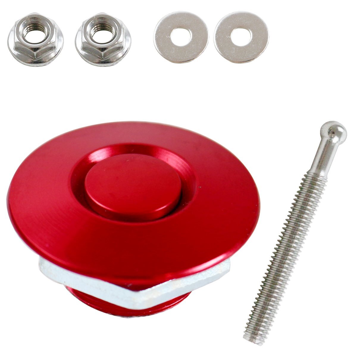 Yahoo!オークション - 【送料220円】『32mm×53mm』汎用 プッシュ式 ボ...