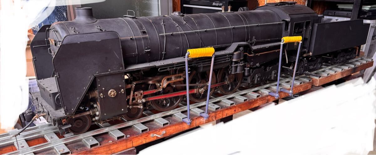 Yahoo!オークション - C62 3.5インチ 蒸気機関車 ライブスチーム 引き...