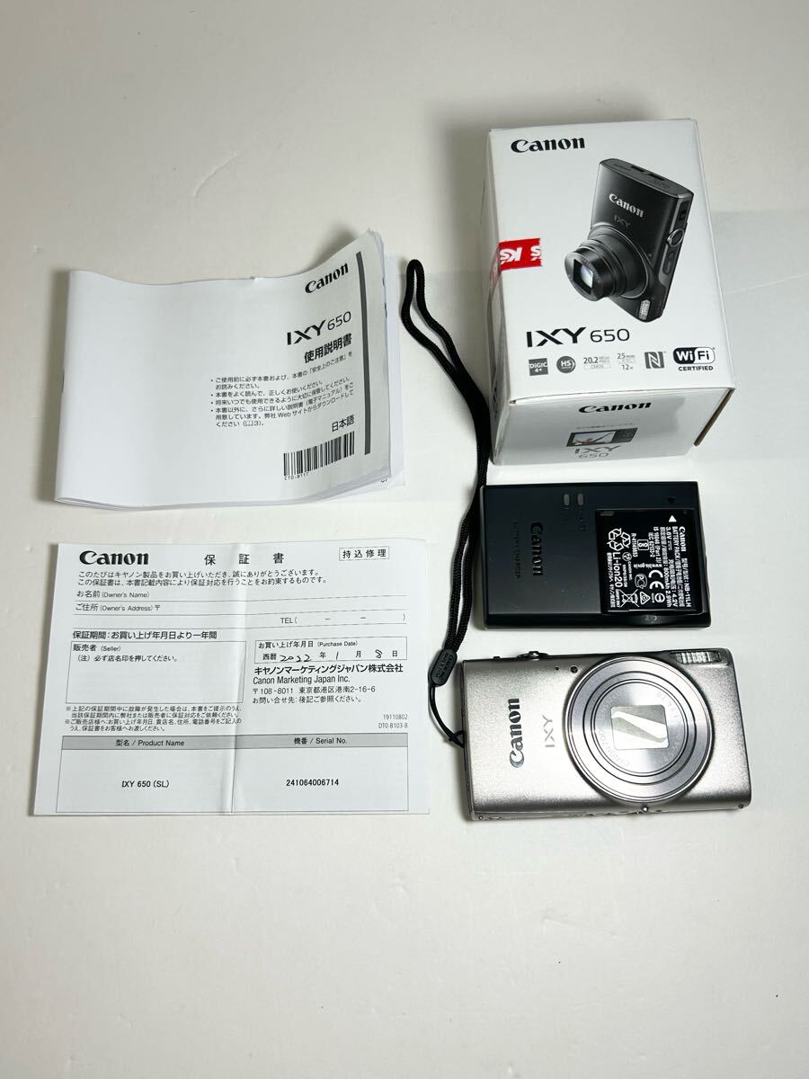 Yahoo!オークション - Canon キャノン IXY 650 PC2274 コンパクト デジ...