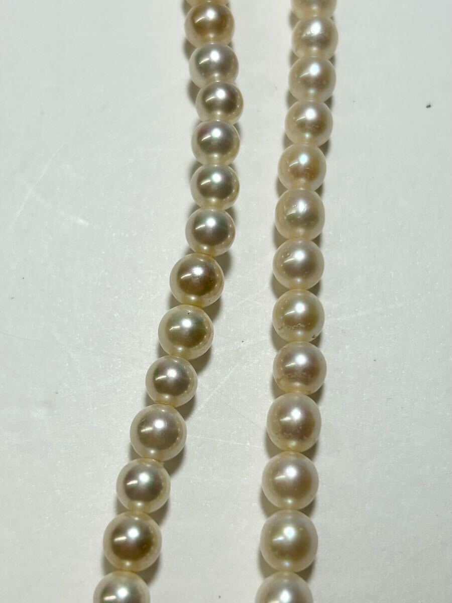 高島屋 真珠 パール ネックレス ブレスレット SILVER刻印 留め具 高島屋 真珠 パール ネックレス ブレスレット SILVER刻印 留め具