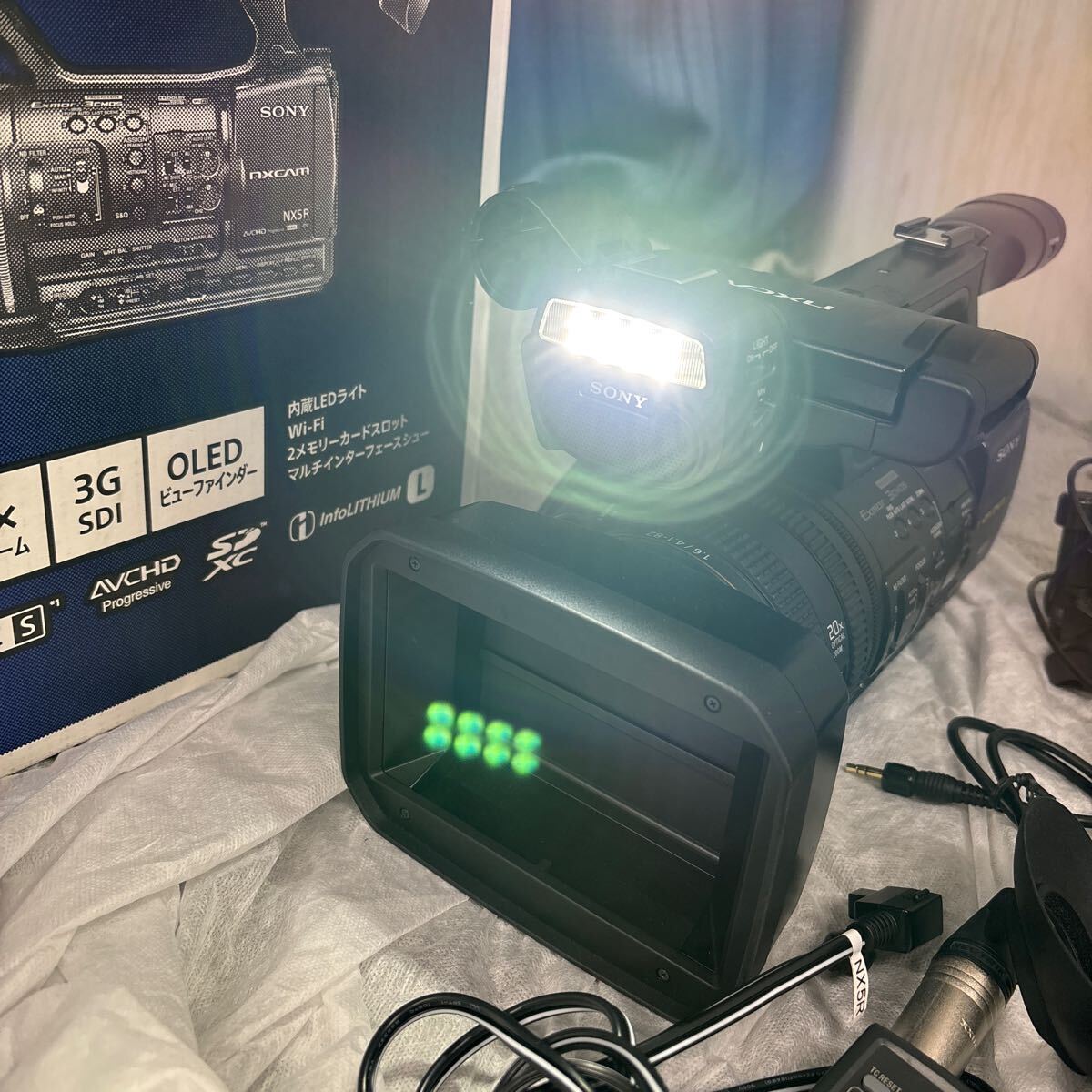 Yahoo!オークション - 2020年製 SONY HXR-NX5R ソニー NXCAMカムコーダ...