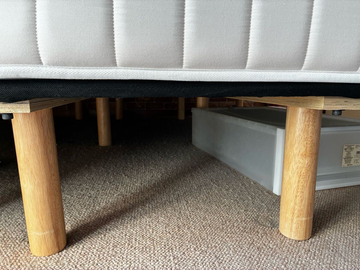 Yahoo!オークション - 引き取り限定 MUJI最上位 超高密度ポケットコイ...