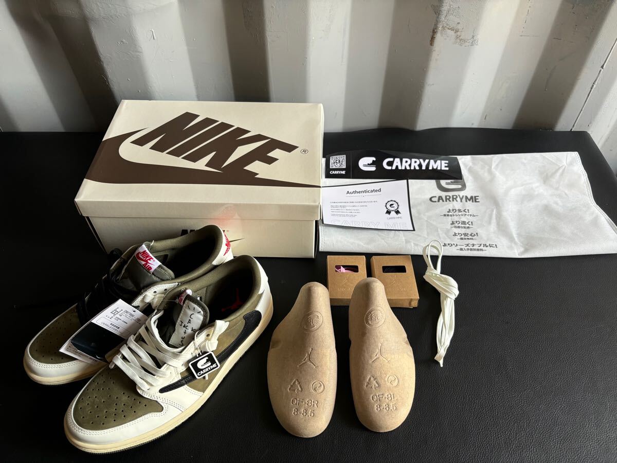 極美品 未使用 Travis Scott Nike Air Jordan 1 Low OG SP 極美品 未使用 Travis Scott Nike Air Jordan 1 Low OG SP