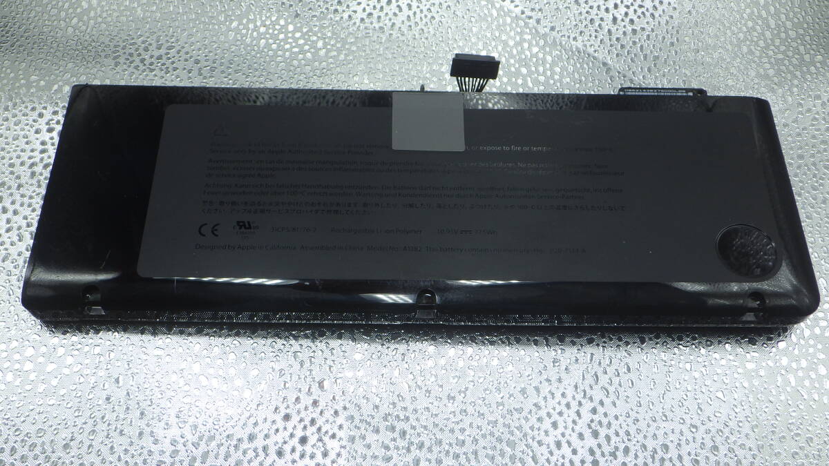 Apple 純正バッテリー A1382 MacBook Pro 15.4 inch MD103LL/A 10.95v 77.5Wh 品(その他)｜売買されたオークション情報、yahooの商品 ...