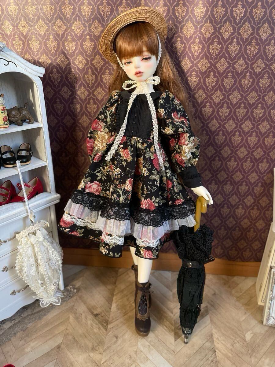 Yahoo!オークション - SD SDGr サイズワンピース 【薔薇の乙女ワンピー...