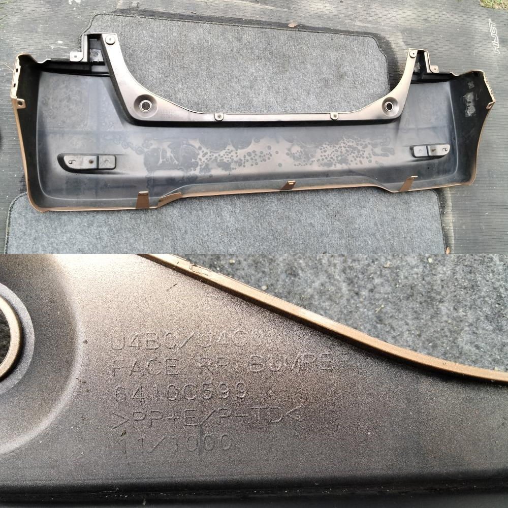 Yahoo!オークション - H26 デイズルークス B21A リアバンパー S42 オレ...