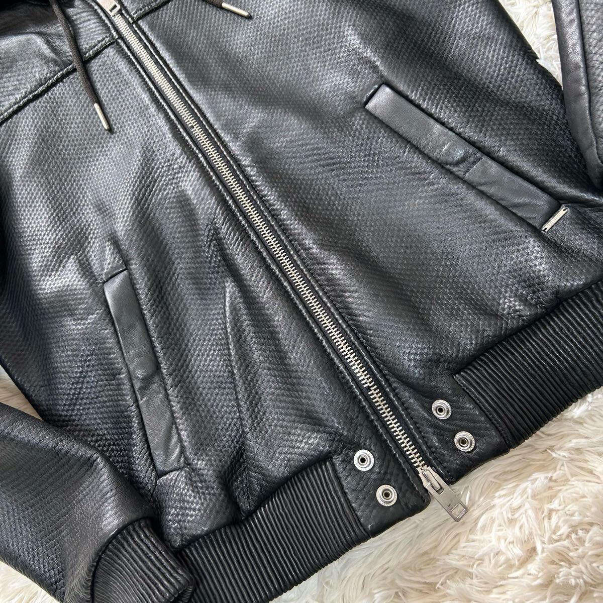 最高傑作/Lサイズ相当○ディーゼル DIESEL ラムレザージャケット 最高傑作/Lサイズ相当○ディーゼル DIESEL ラムレザージャケット