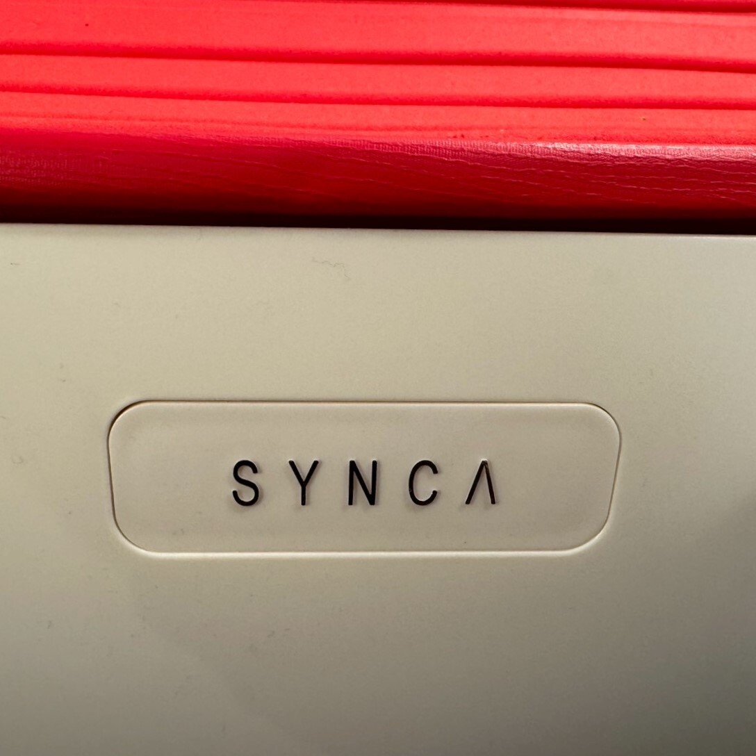 Yahoo!オークション - 美品 フットマッサージャー〈SYNCA〉FM210 レッ...