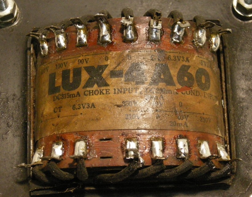 Yahoo!オークション - 中古 LUX真空管用アンプトランス LUX-4A60 1個