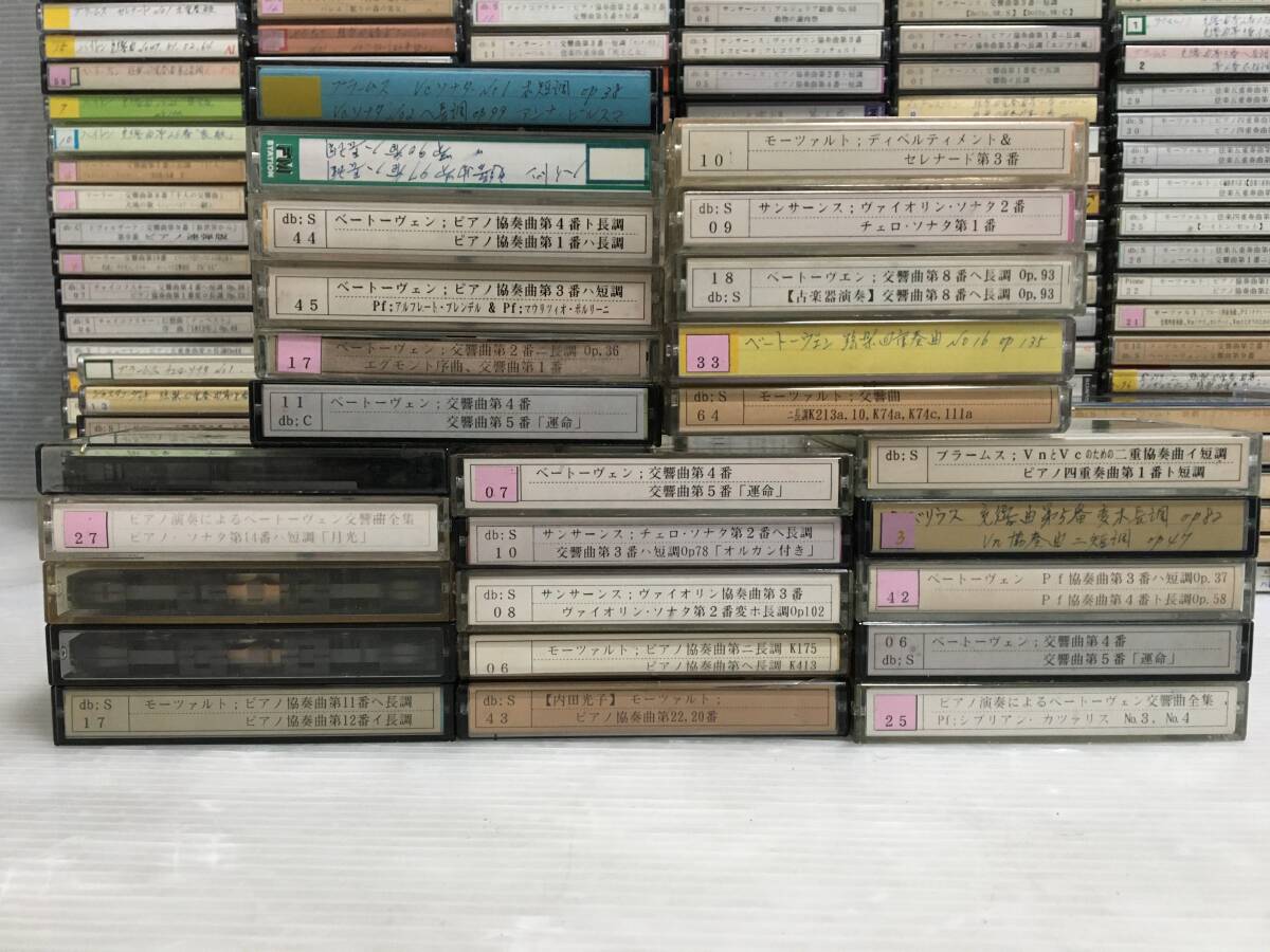Yahoo!オークション - J492 カセットテープ 435本まとめ クラシック録...