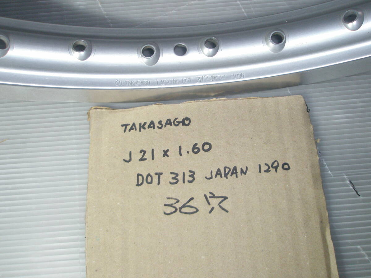 Yahoo!オークション - TAKASAGO タカサゴ アルミリム 36穴 J21×1.60 D...