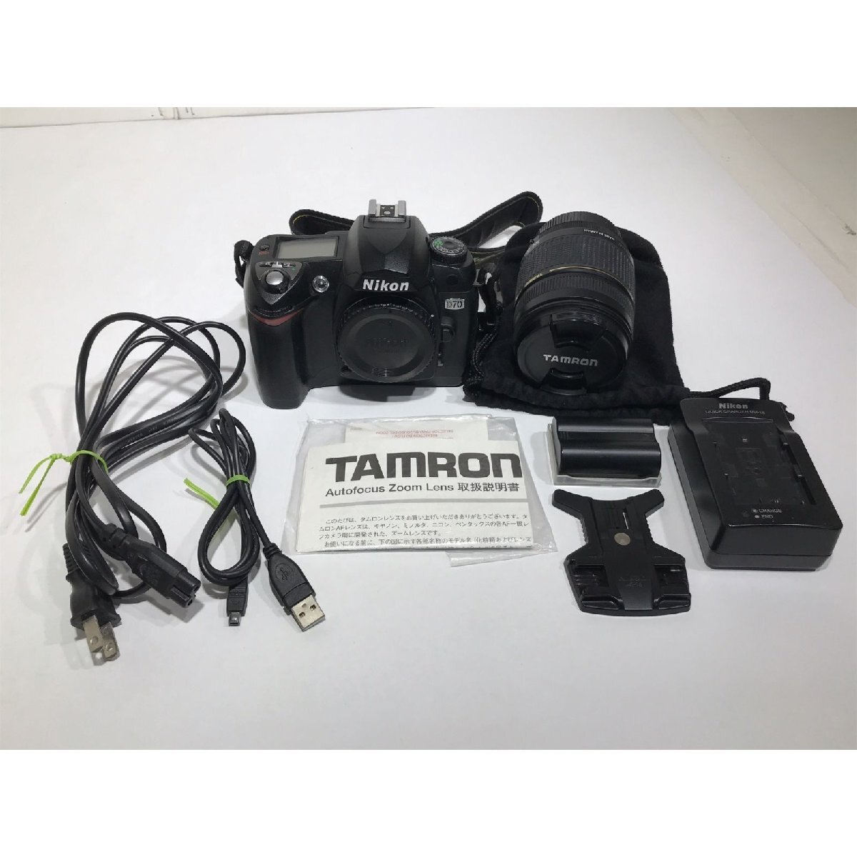 Yahoo!オークション - 【城東64-4-12】Nikon ニコン D70 ボディー / TA...