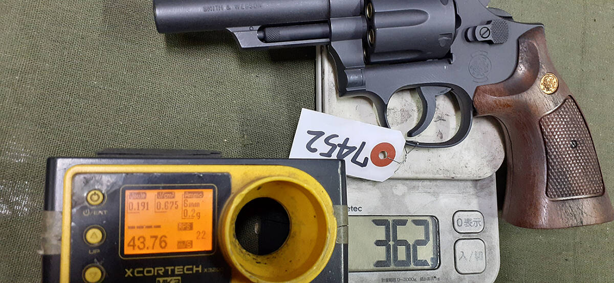 Yahoo!オークション - リボルバー【S&W M19コンバットマグナム4in】（7...