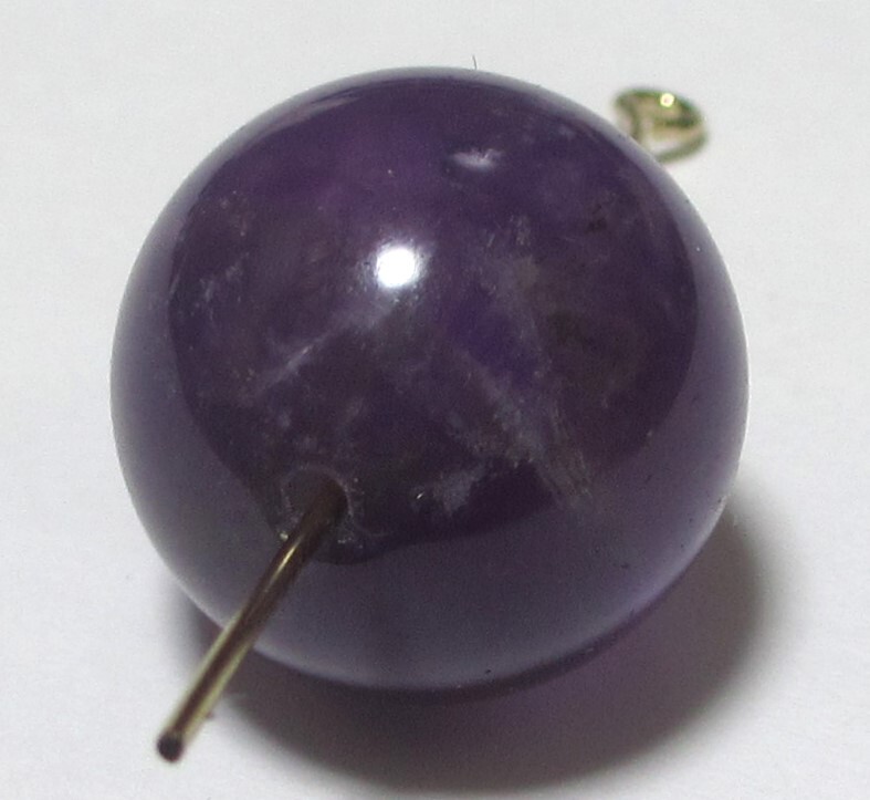 Yahoo!オークション - bzg 天然石ビーズ アメジスト 15ミリ玉 虹入り