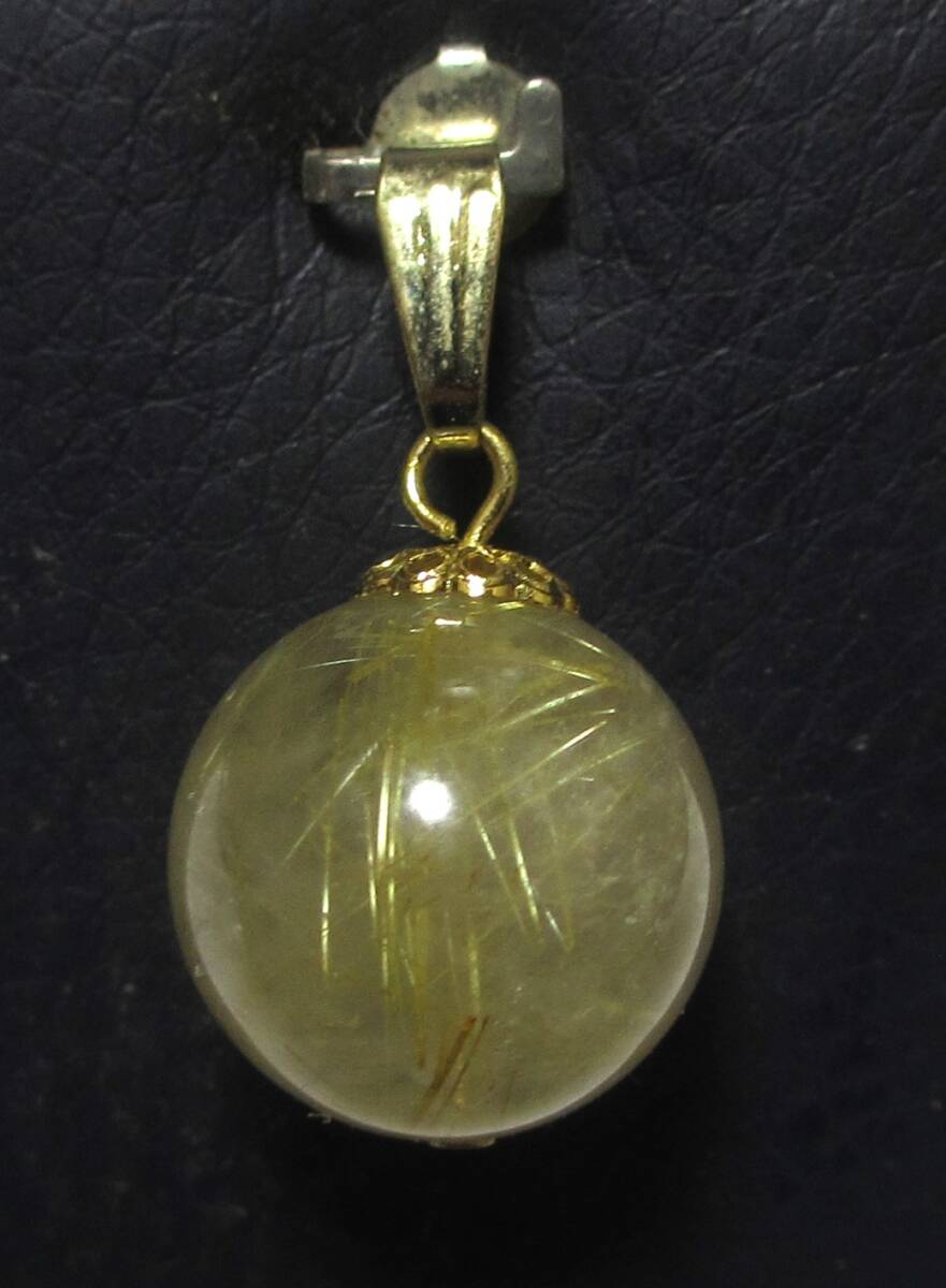 Yahoo!オークション - bzg 天然石ペンダントトップ ルチルクォーツ 1...