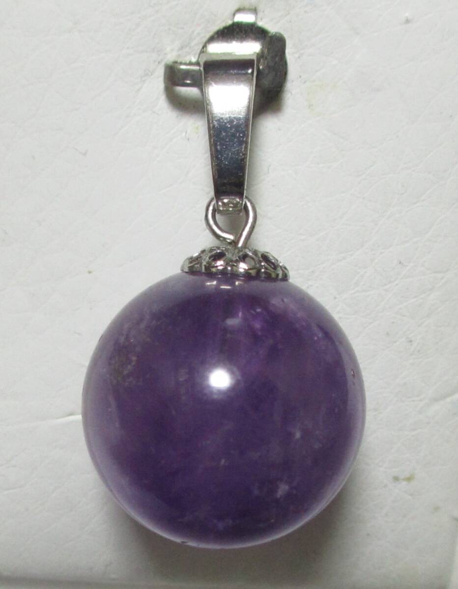 Yahoo!オークション - bzg 天然石ペンダントトップ アメジスト 4