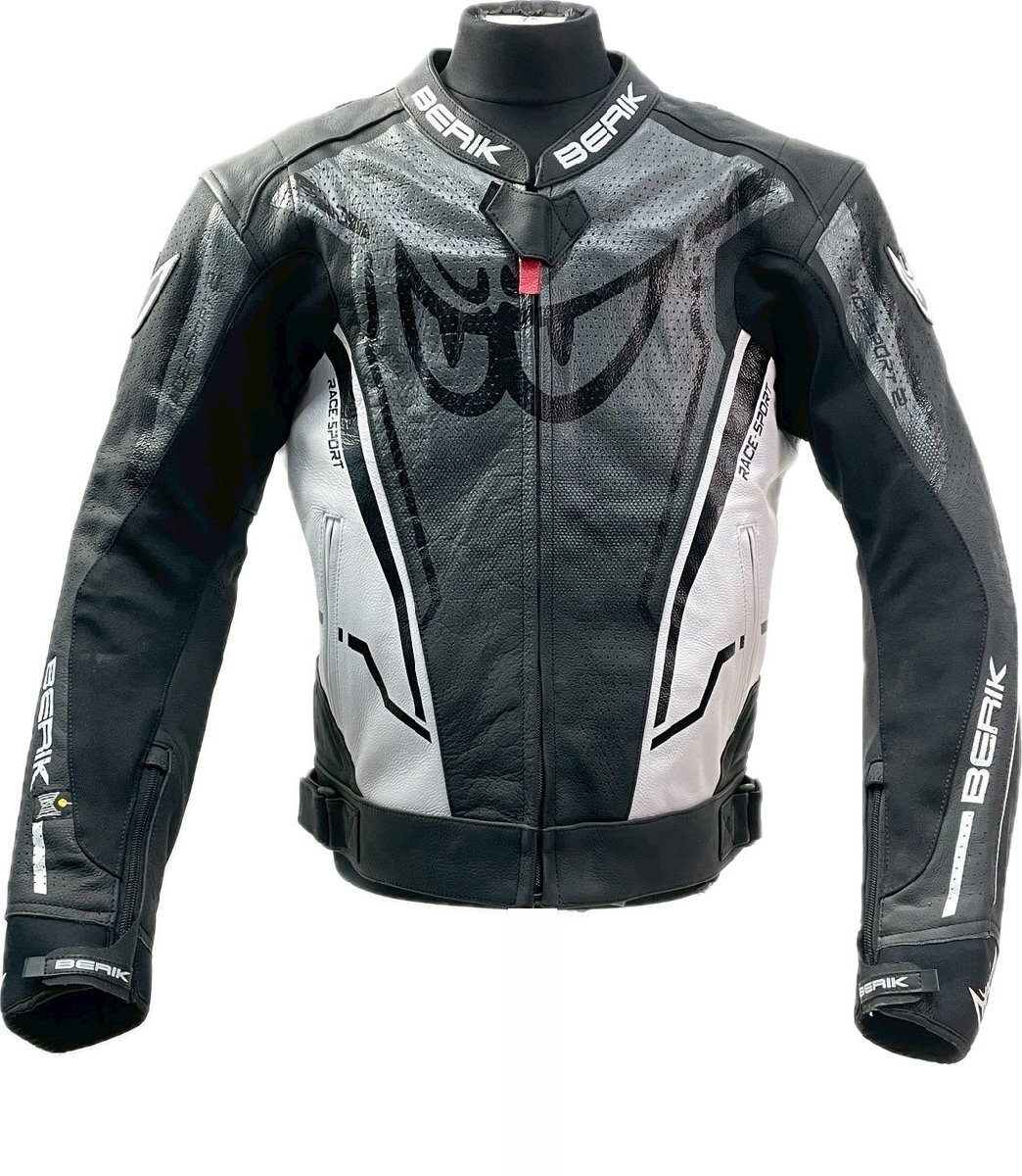 Yahoo!オークション - BERIK ベリック レザージャケット 181334 GREY ...