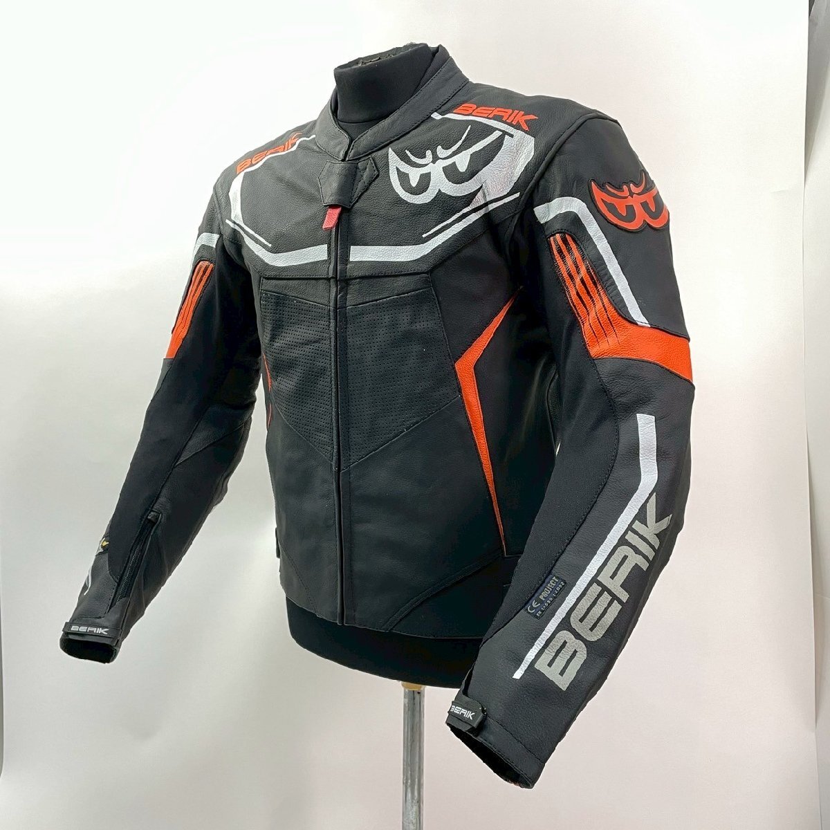 Yahoo!オークション - BERIK ベリック レザージャケット 9063 ORANGE ...