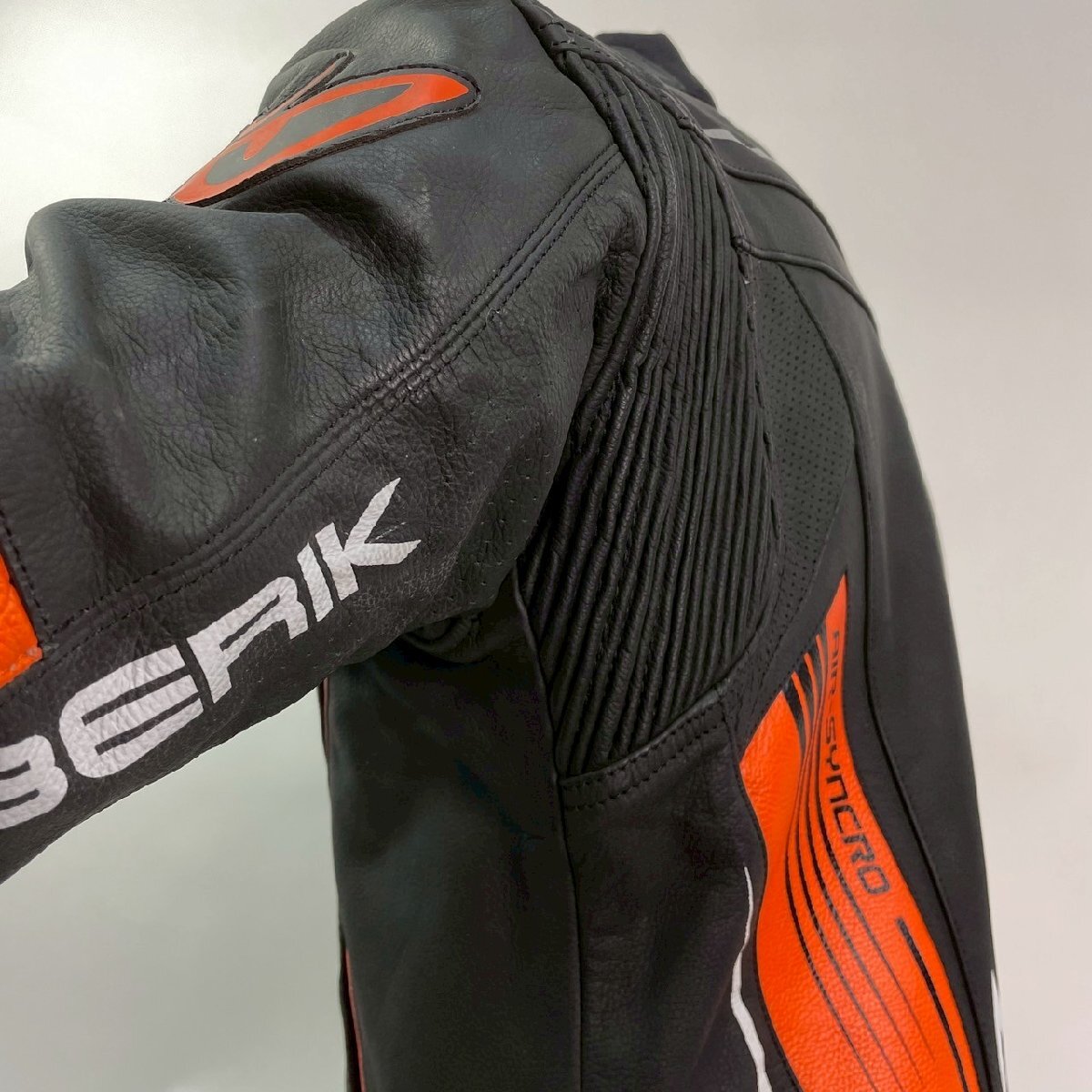 Yahoo!オークション - BERIK ベリック レザージャケット 9063 ORANGE ...