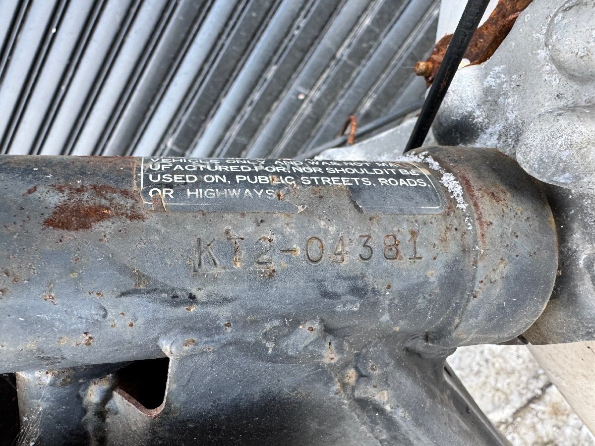 Yahoo!オークション - KAWASAKI カワサキ KT2 現状販売 ビンテージバイ...