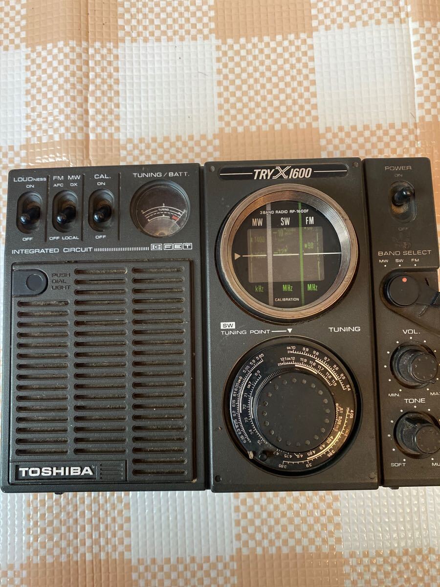 Yahoo!オークション - TOSHIBA RP-1600F BCLラジオ 東芝