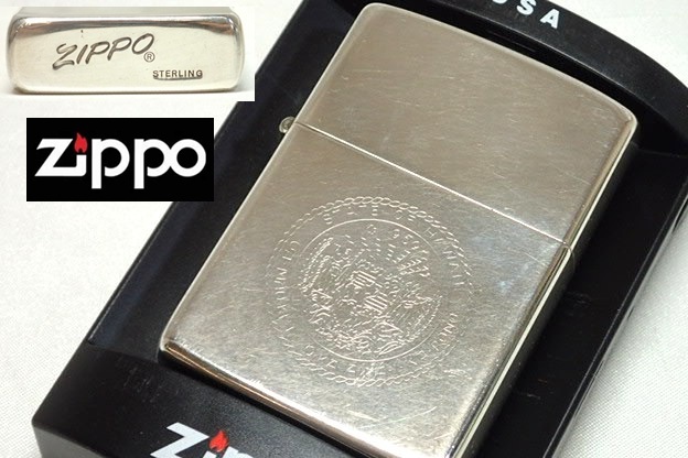 Yahoo!オークション - 4033[M]ケース付 ZIPPO ジッポー 筆記体/斜め/ST...