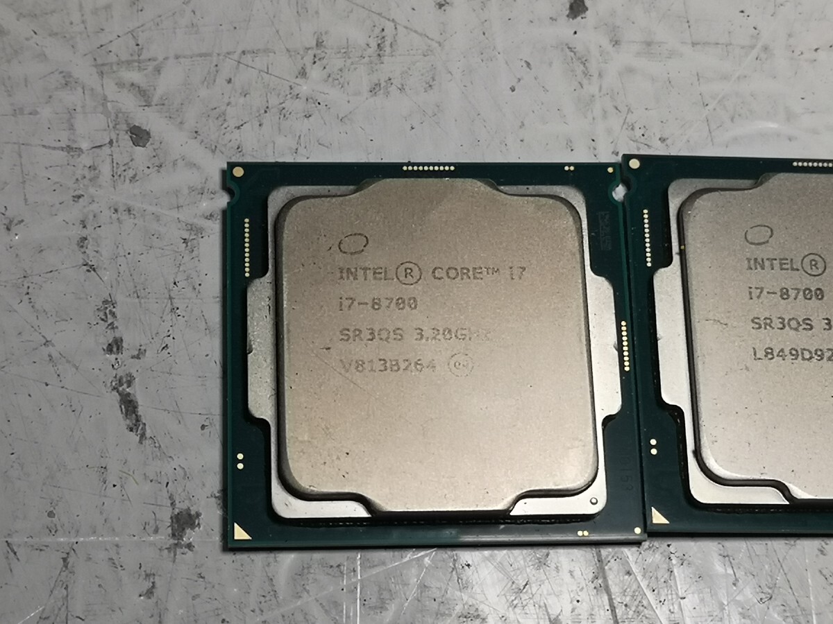 Yahoo!オークション - i7-8700 CPU 2個セット ジャンク扱い クリック ...