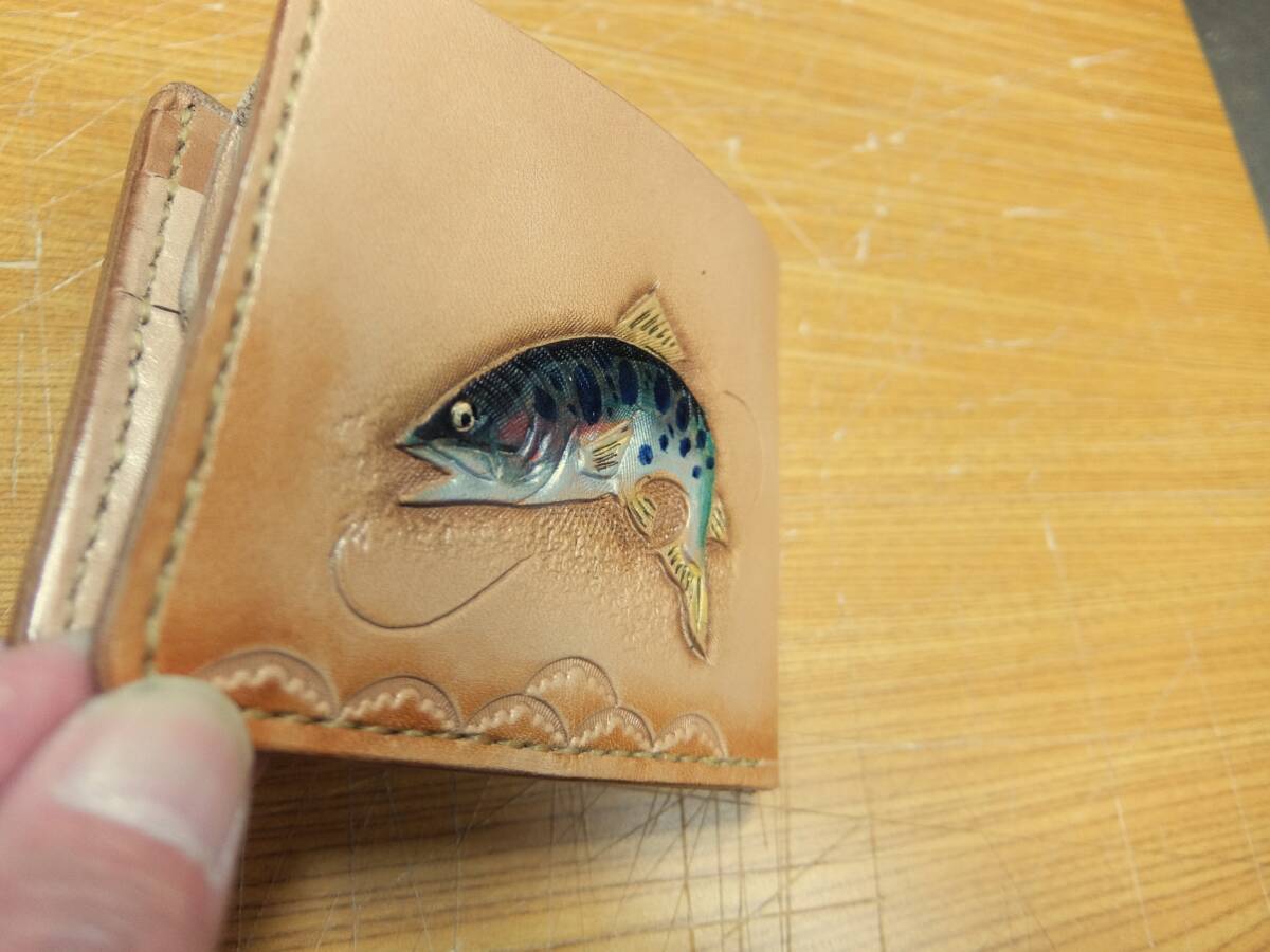 Yahoo!オークション - 1円スタート 本革・レザークラフト やまめと釣...