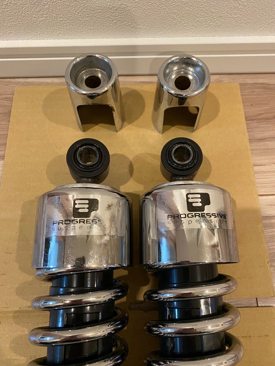 Yahoo!オークション - プログレッシブ リアサス サスペンション ハーレ...