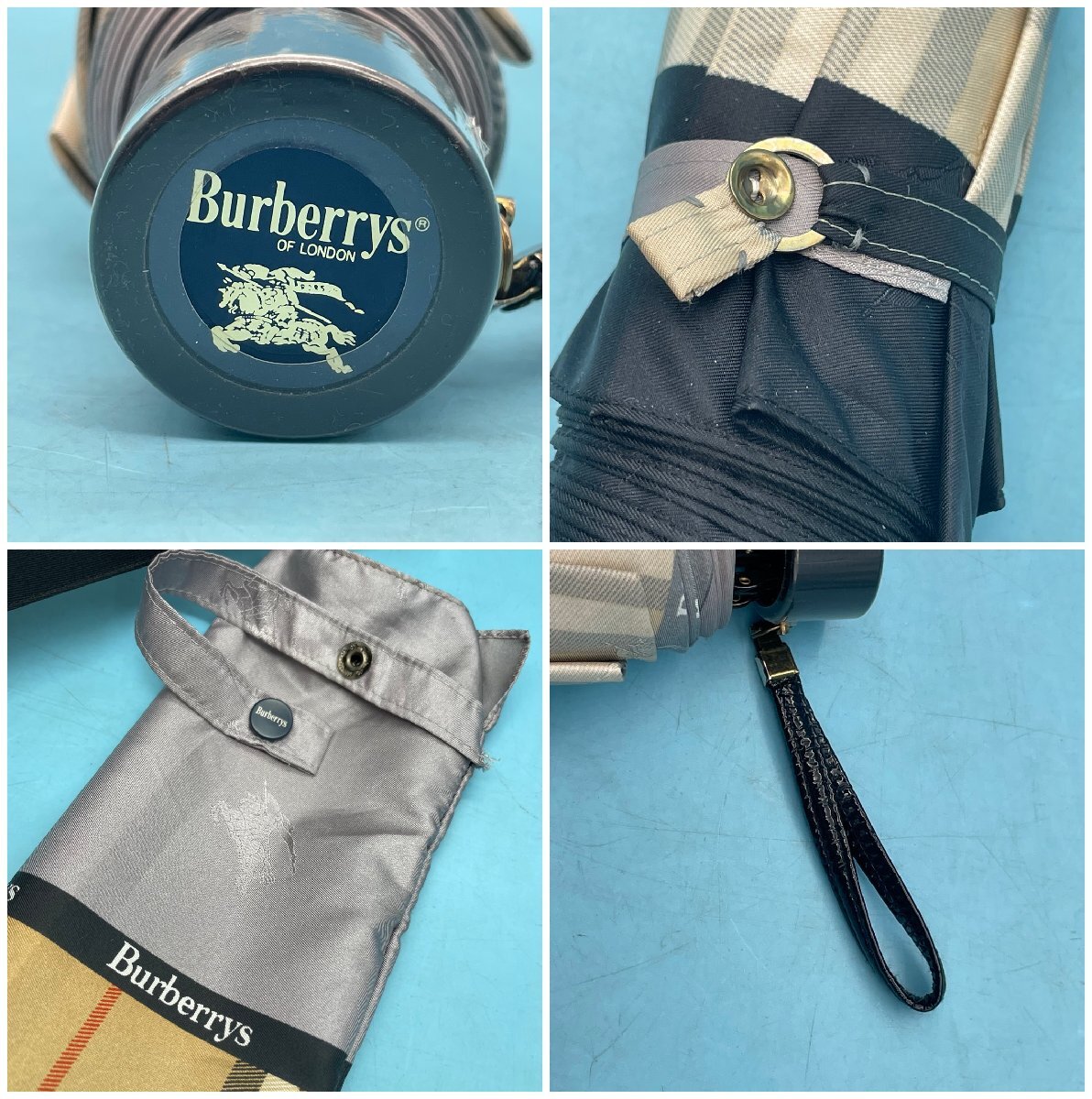 16872Q025】折りたたみ傘 Burberrys おそらく未使用 バーバリー 16872Q025】折りたたみ傘 Burberrys おそらく未使用 バーバリー