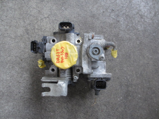 Yahoo!オークション - キャリイトラック H18 スロットルボディ DA63T K...