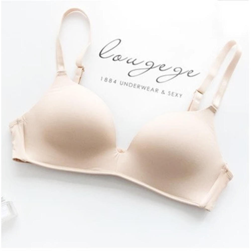 Yahoo!オークション - ベージュ 36/80AB ノンワイヤー ブラジャー mmn...