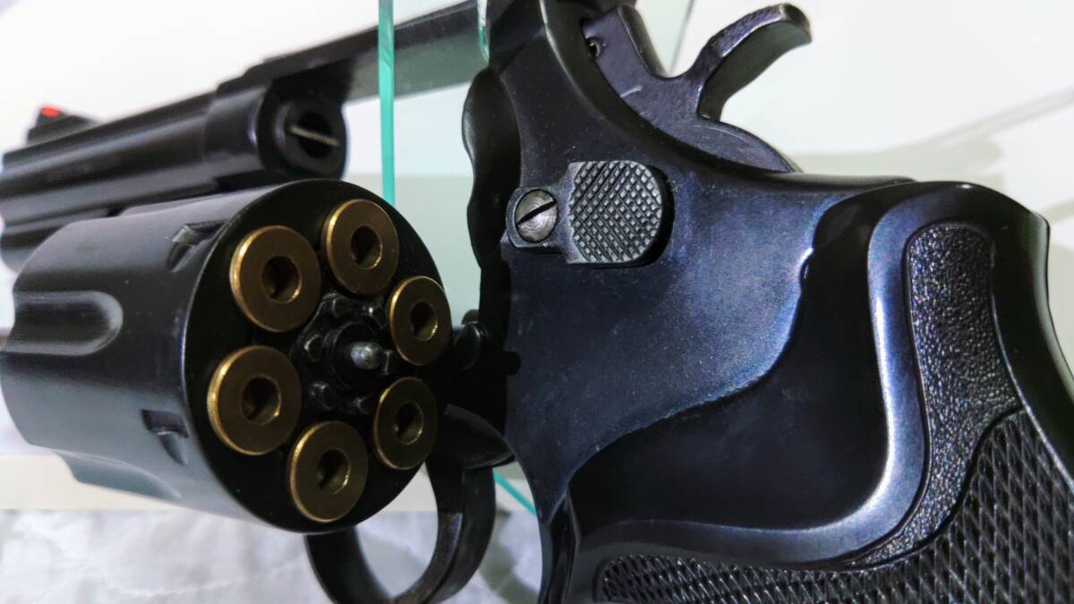 Yahoo!オークション - マルシン S&W M586 4インチHWブルーイング済モデ...