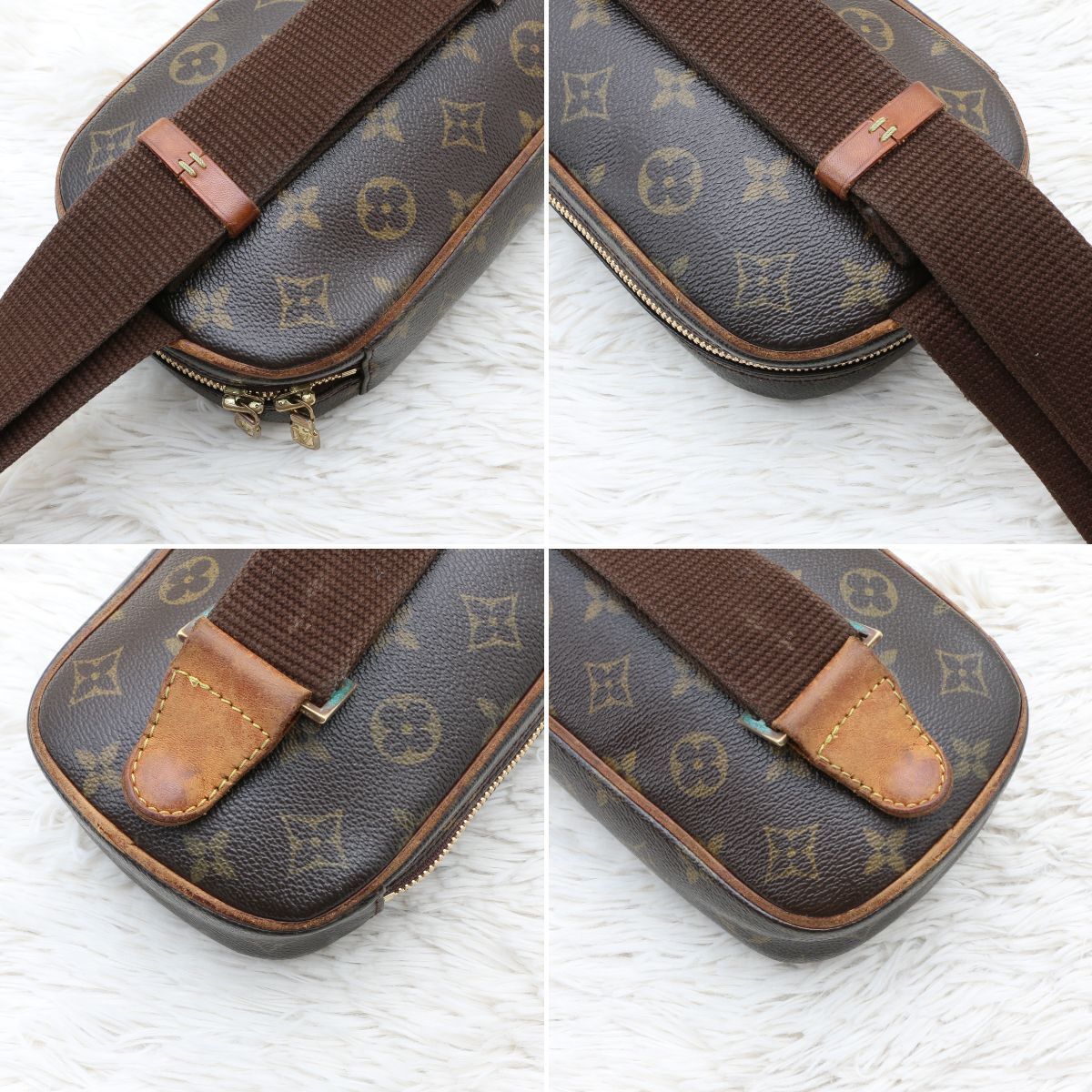 Louis Vuitton ルイヴィトン モノグラム ポシェット ガンジュ Louis Vuitton ルイヴィトン モノグラム ポシェット ガンジュ