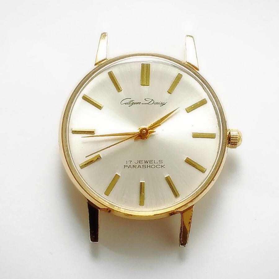 稼働品】CITIZEN DAISY シチズン デイジー 手巻き 腕時計 17石 稼働品】CITIZEN DAISY シチズン デイジー 手巻き 腕時計 17石