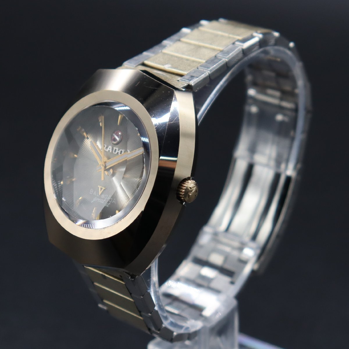 OH済 RADO BALBOA V Great ラドー バルボア グレート 自動巻き 超硬ケース 7面カットガラス 赤デイト スイス製 純正ブレス メンズ腕時計(ラドー)｜売買された ...