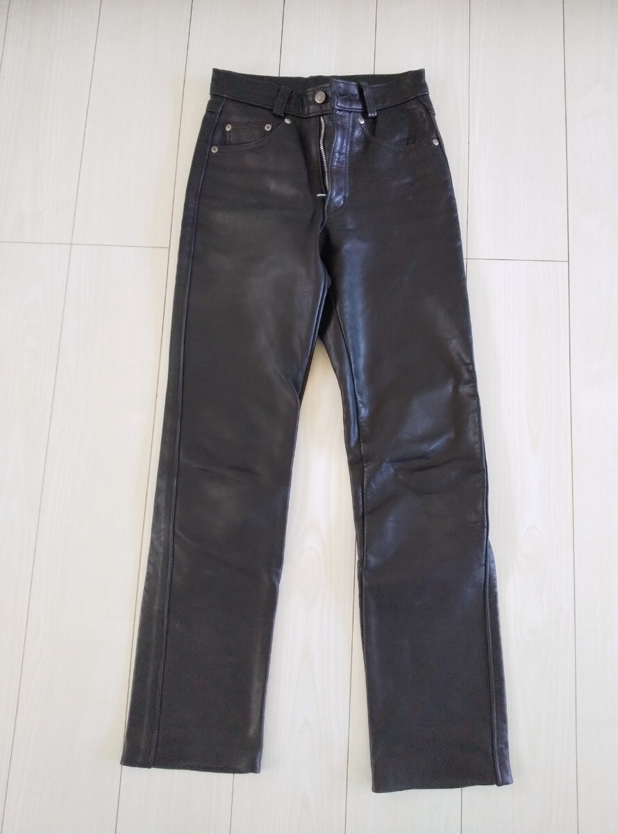 Schott ショット レザーパンツ 26 黒 USA(ボトムス)｜売買されたオークション情報、yahooの商品情報をアーカイブ公開 - オークファン（aucfan.com）