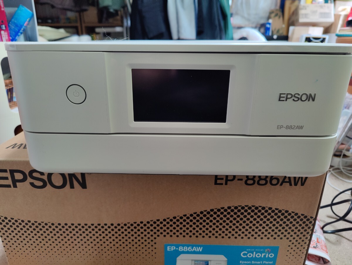 Yahoo!オークション - 【Used】EPSON EP-882AW インクジェットプリンタ...