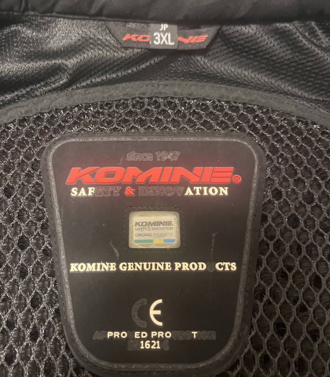 Yahoo!オークション - コミネ フルプロテクト JK-107 3XL チタニウム ...