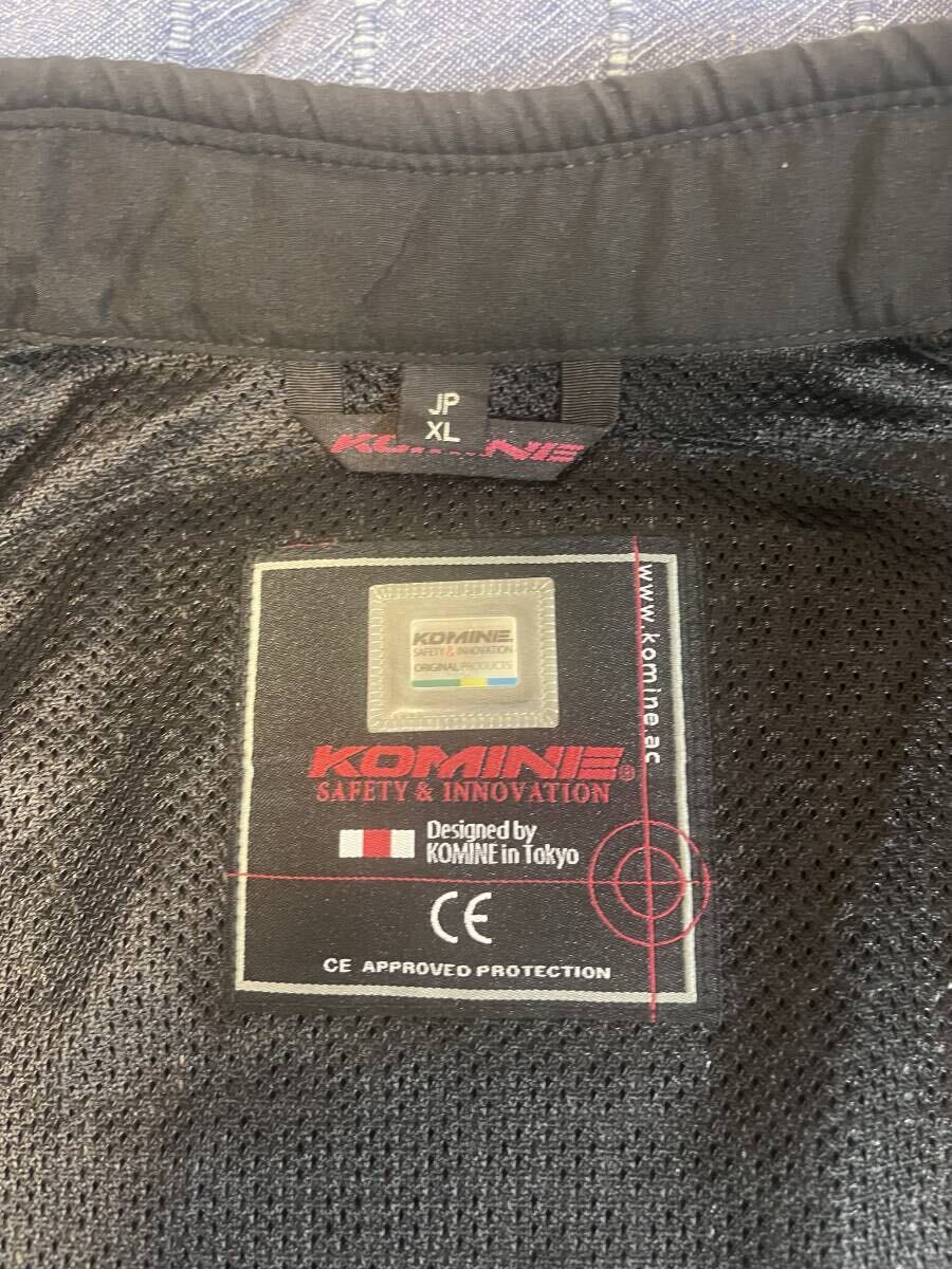 Yahoo!オークション - コミネ JK-146 XLサイズ プロテクトハーフメッシ...