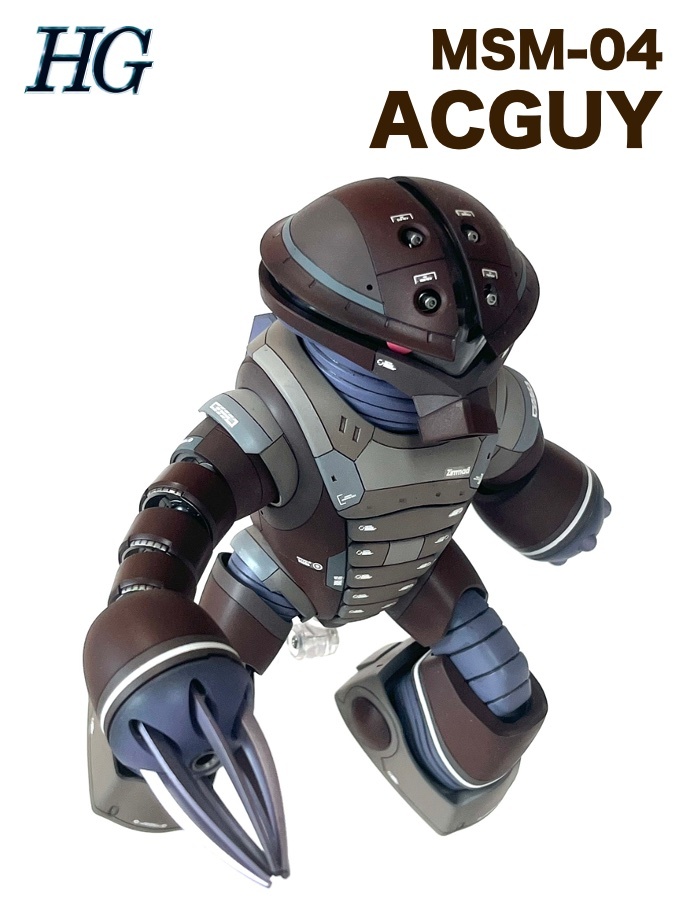 Yahoo!オークション - HG MSM-04 アッガイ 改修塗装完成品