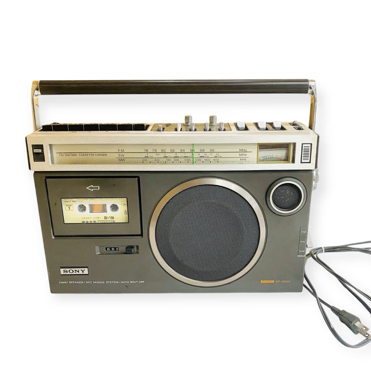 Yahoo!オークション - 99 SONY ソニー STUDIO CF-1980II カセットレ...