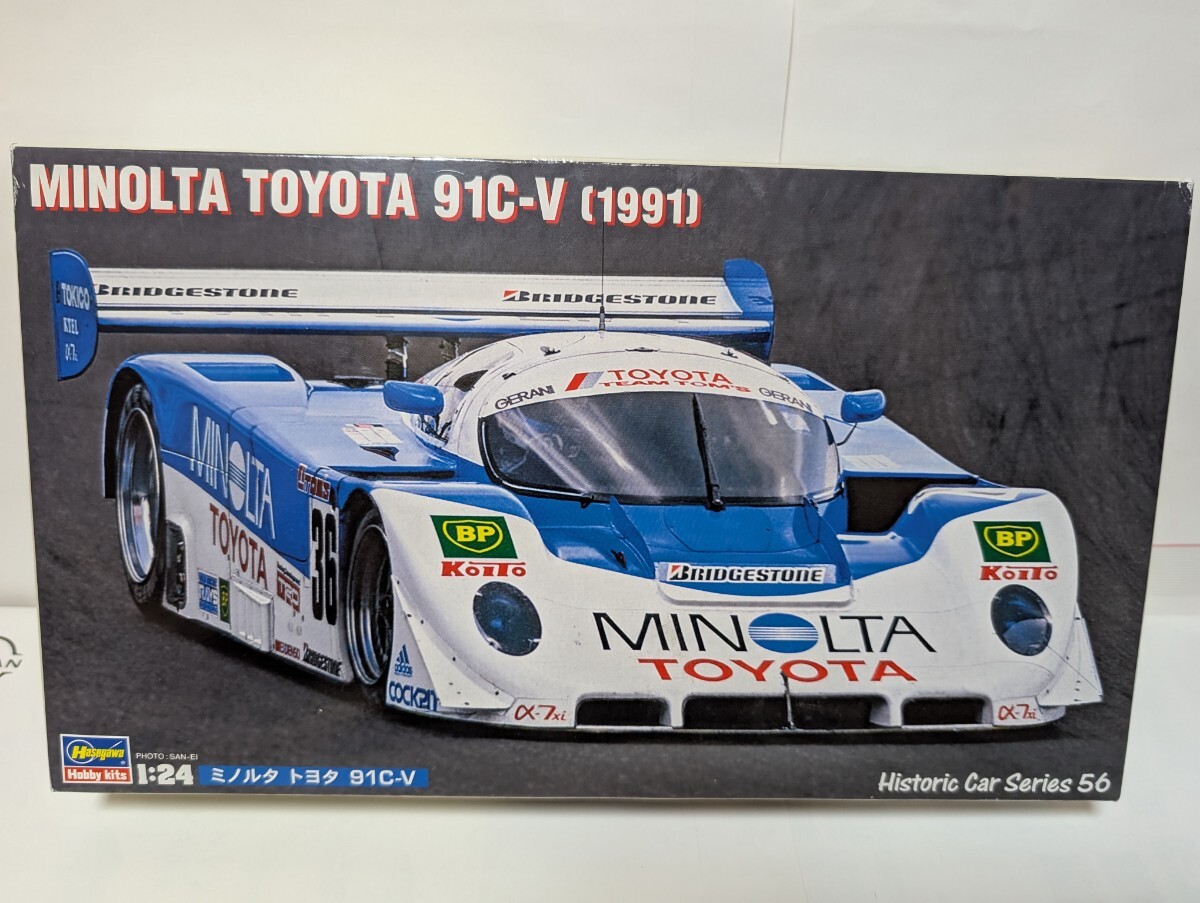 Yahoo!オークション - ハセガワ 1/24 HC-56 ミノルタ トヨタ 91C-V (19...