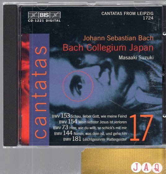 Yahoo!オークション - J.S. バッハ カンタータ集 17 - BWV 73 144 153 ...