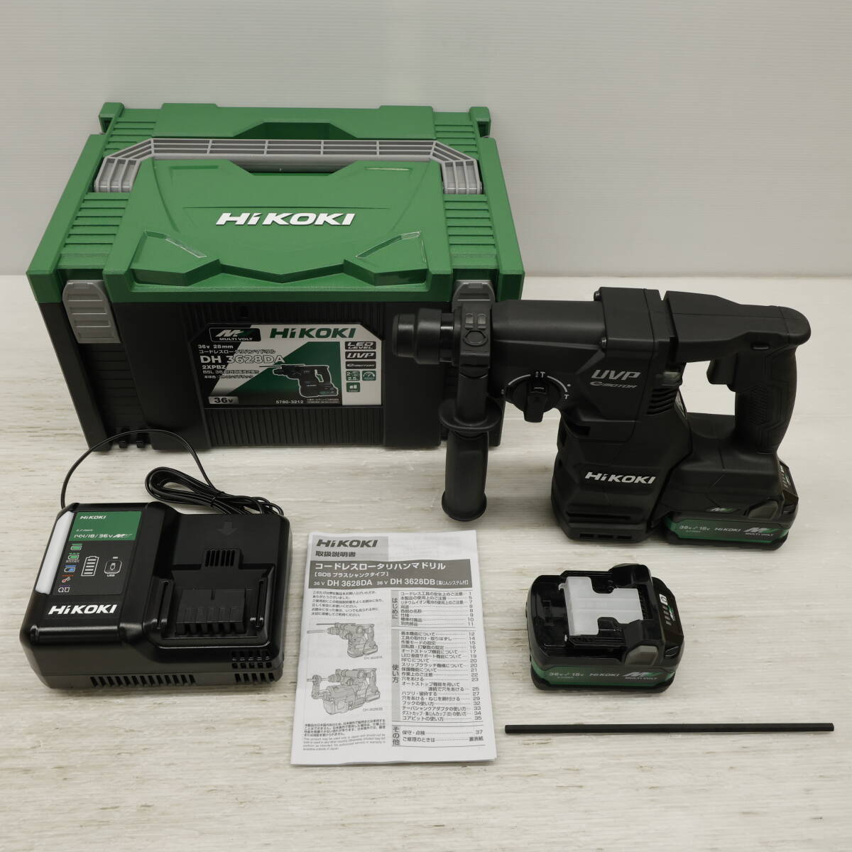 Yahoo!オークション - KB18 HIKOKI コードレスロータリハンマドリル(集...