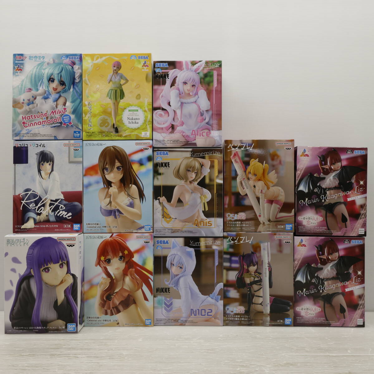 Yahoo!オークション - 玩Z24 フィギュア 【120】13点まとめプライズ 着...