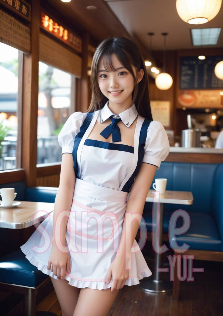 結衣-ゆい- 高画質 一点物 AI 美女 A4 アート ポスター グラビア アイドル 可愛い 巨乳 ウェイトレス コスチューム カフェ 推し Y3436(その他)｜売買されたオークション情報 ...