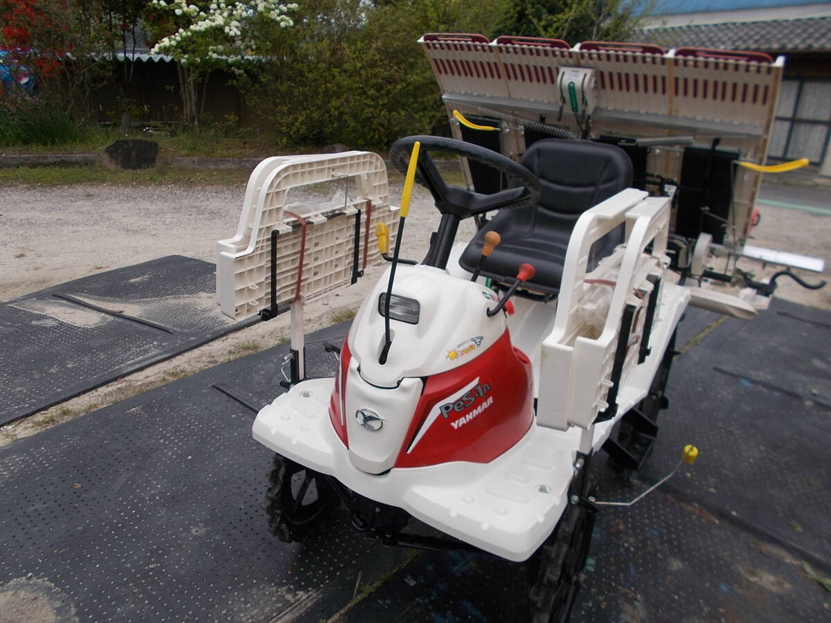 Yahoo!オークション - 代理出品・ヤンマー乗用田植え機PeS-1A・クラン...
