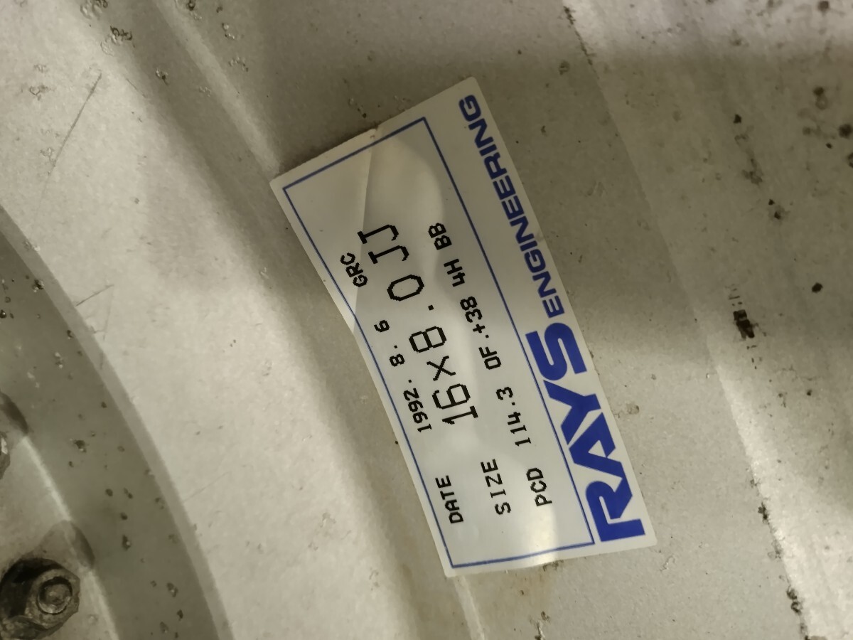 Yahoo!オークション - RAYS GRC 16．8J PCD114．3/4H ET＋38...